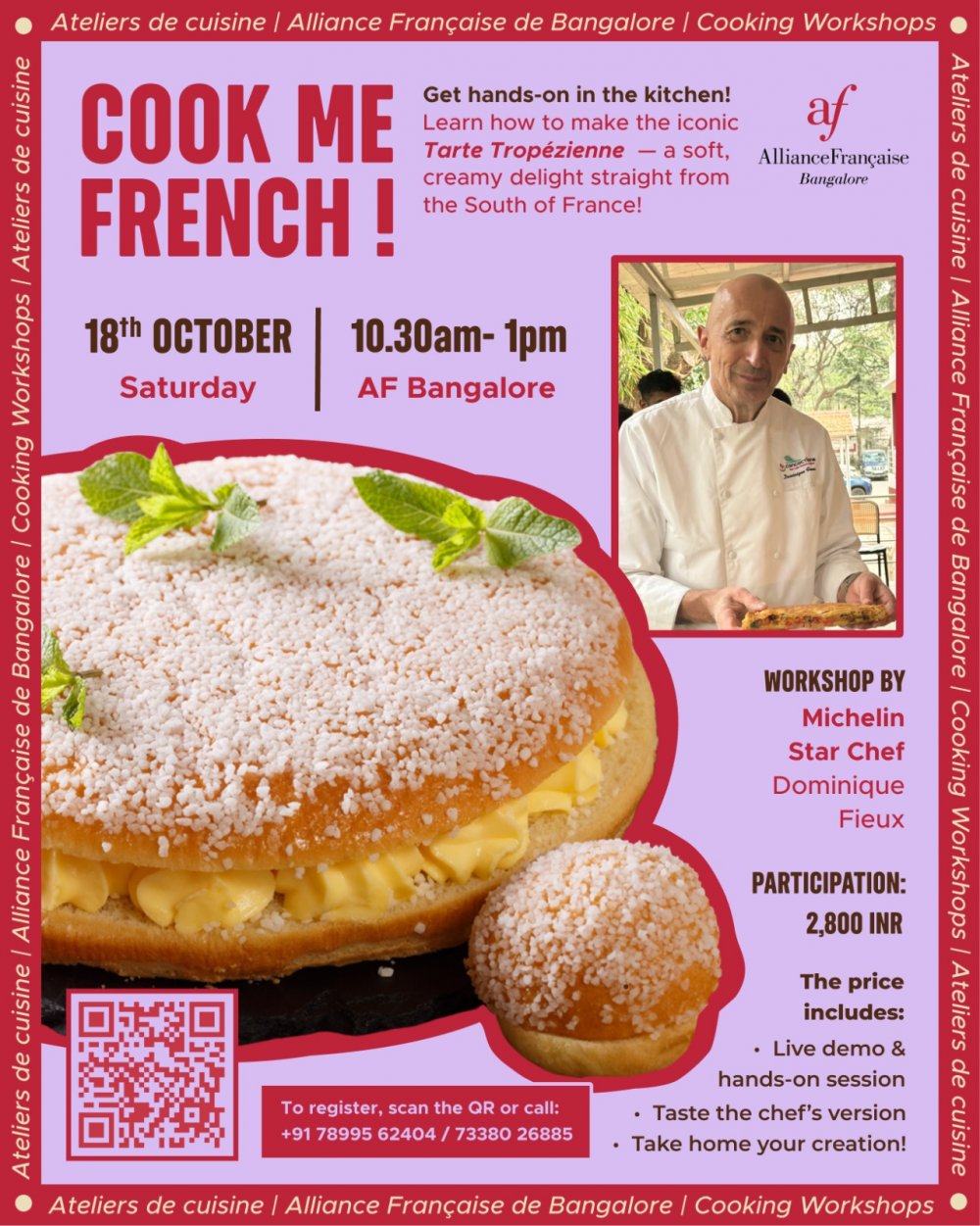 Cook Me French - Saturday 18th October - Alliance Française de ...