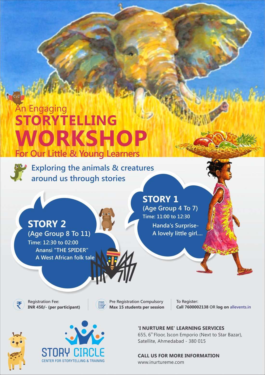 Hakuna Matata African Folk Storytelling workshop for children aged 4 to ...