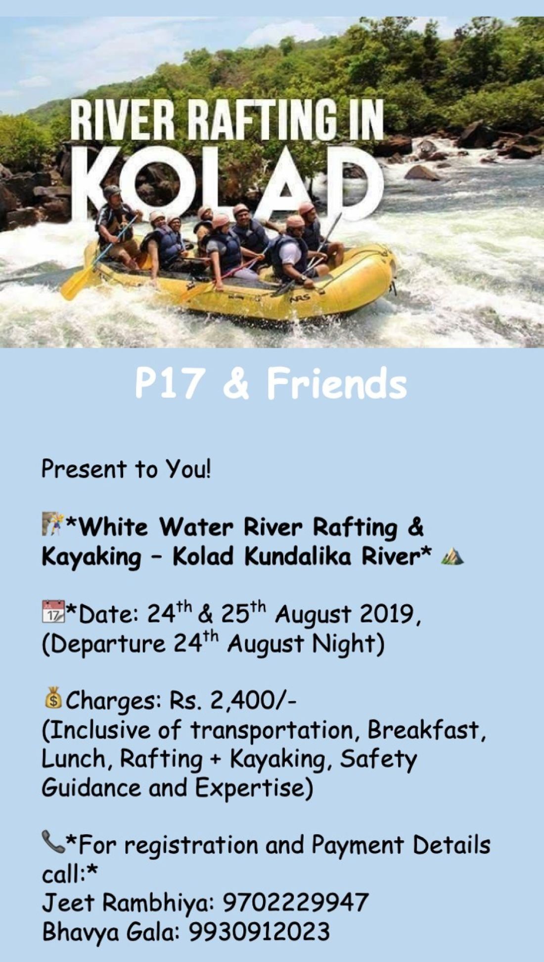 White Water River Rafting + Kayaking - Kolad , Kundalika River Rafting ...