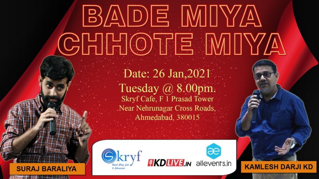 Bade Miya Chhote Miya, Skryf, Ahmedabad, 26 January 2021 | AllEvents.in