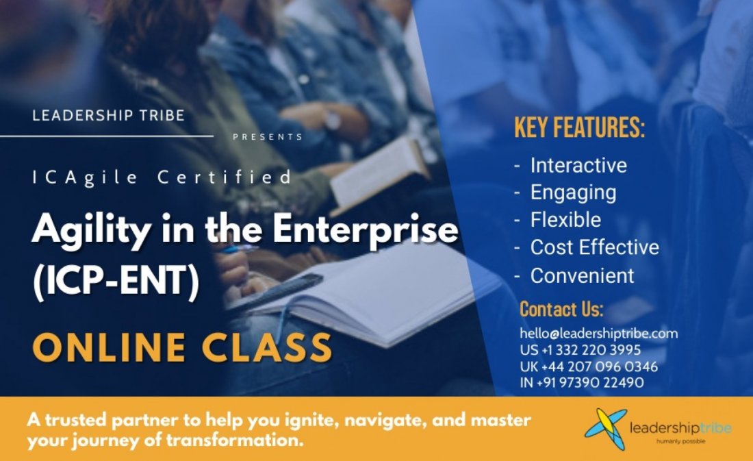 Agility in the Enterprise (ICP-ENT) | August 2021, August 2 to August 6 ...