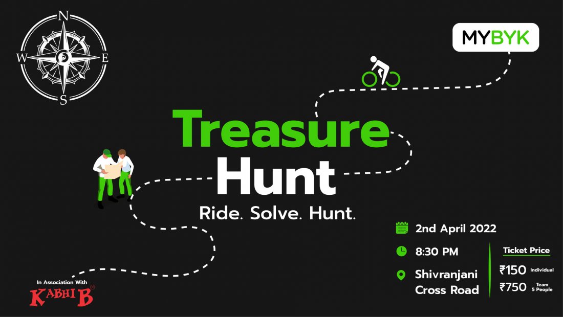 Saturday Night Treasure Hunt (MYBYK & Kabhi B), MYBYK Hub - Smart ...