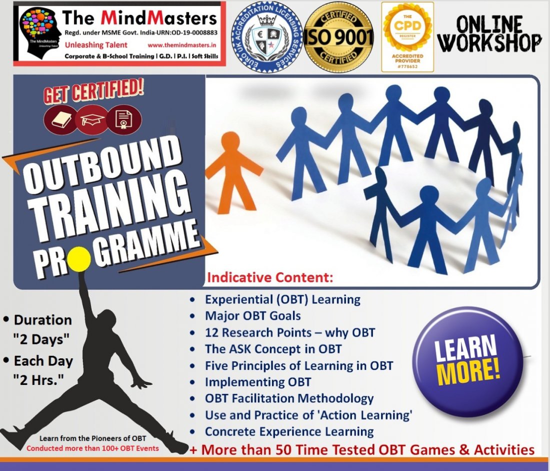 OBT – Outbound Training Games and Activities Virtual Certification ...