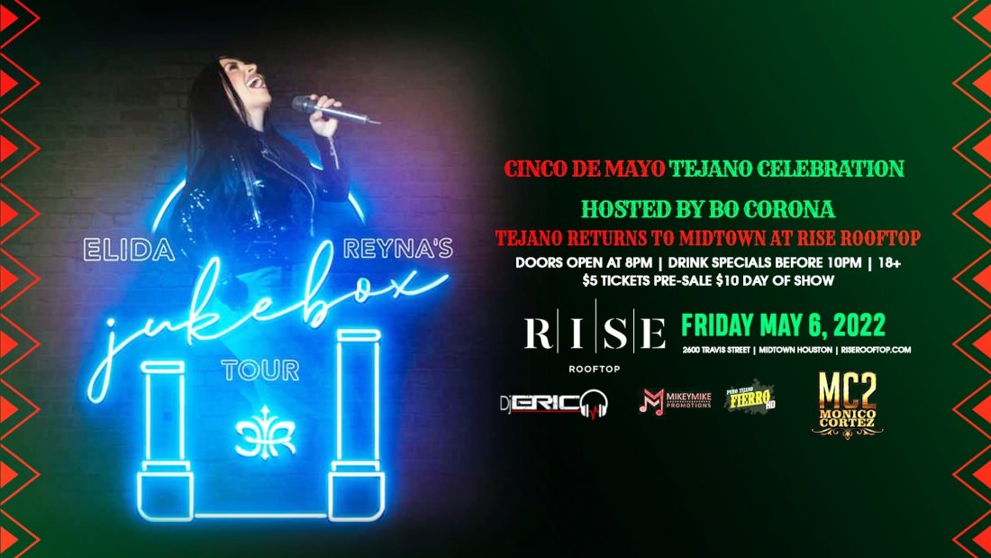 Elida Reyna y Avante Cinco de Mayo Tejano Celebration at RISE Rooftop ...