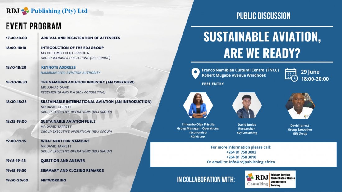 Sustainable Aviation is Here, Are we ready?, Franco Namibian Cultural ...