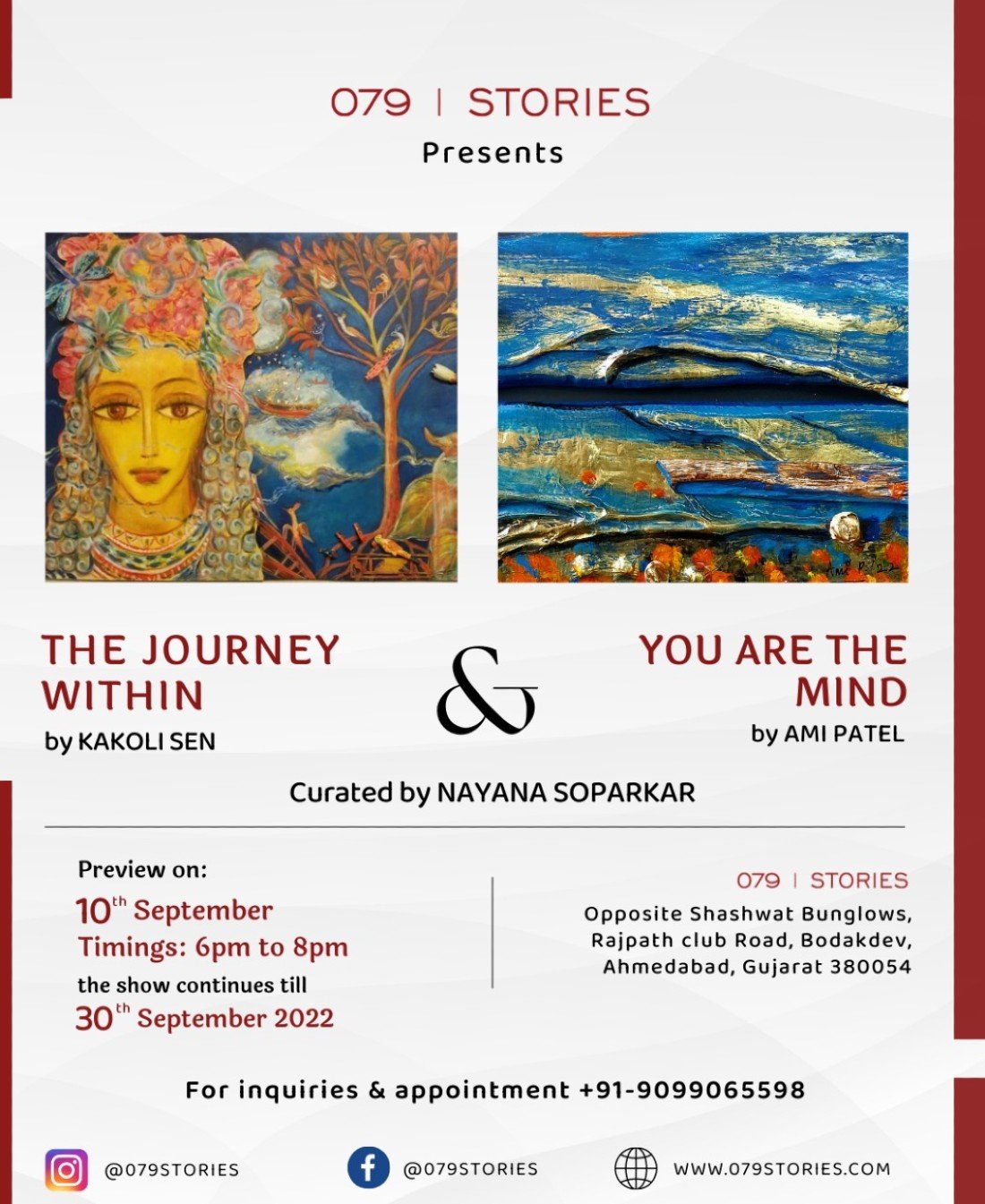 THE JOURNEY WITHIN YOU ARE THE MIND 079 Stories Ahmedabad 
