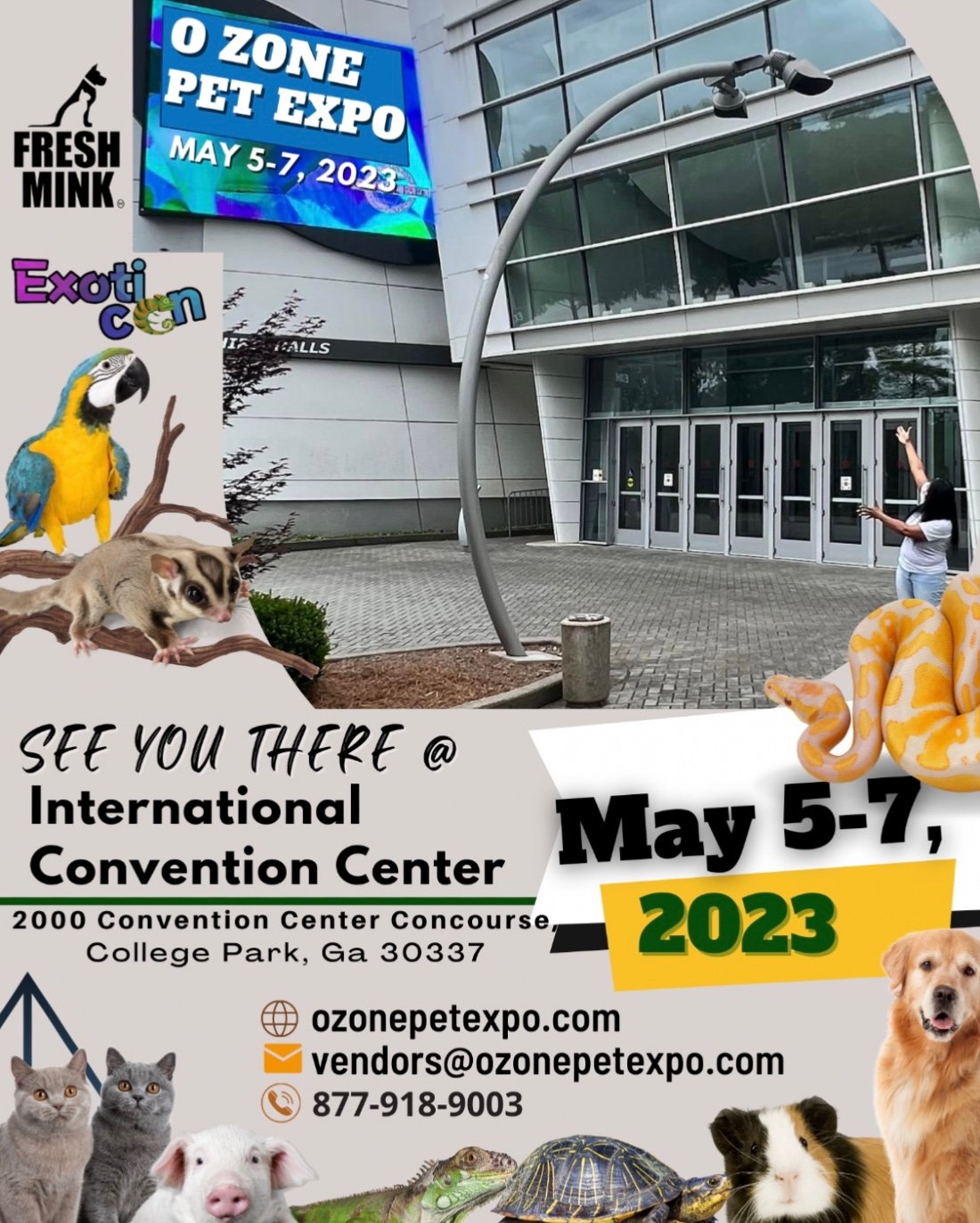 O Zone International Pet Expo, Georgia International Convention Center ...
