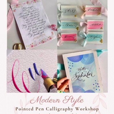 Modern Style - Pointed Pen Calligraphy Workshop (Morning Batch) Tickets ...