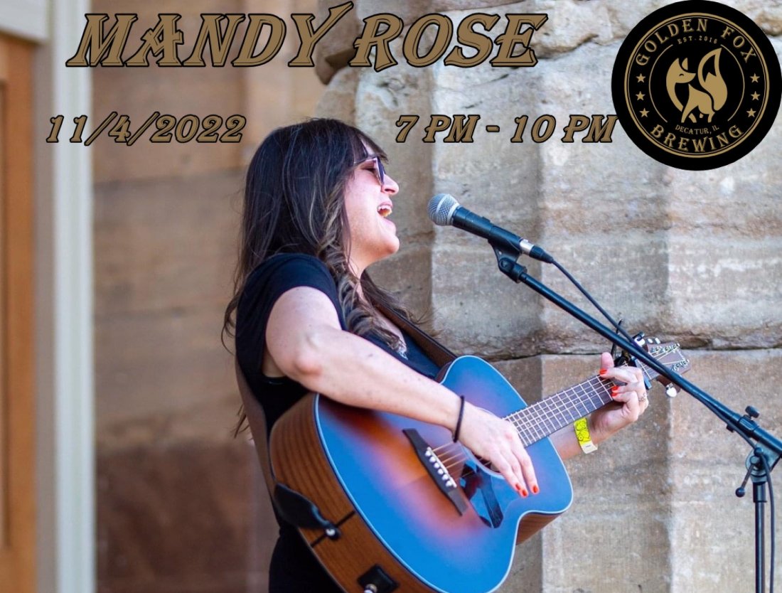 Mandy Rose returns to Golden Fox Brewing for a FREE SHOW, Golden Fox ...