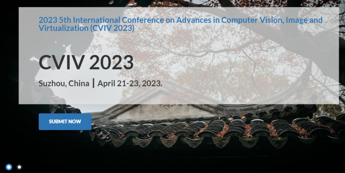 2023 5th International Conference on Advances in Computer Vision, Image ...