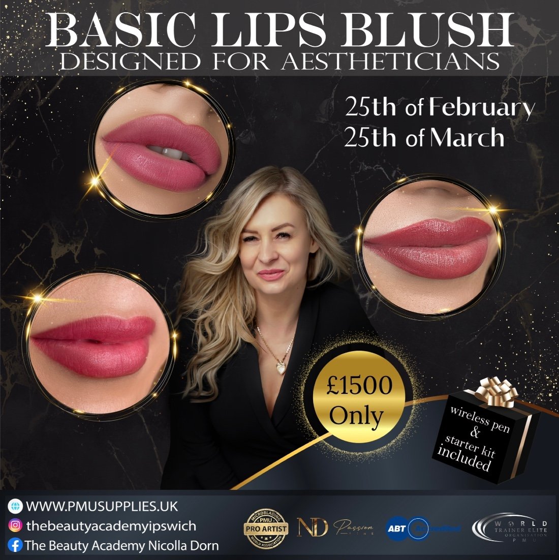 Basic Lips Blush 2 days TRAINING designed for aestheticians , The ...