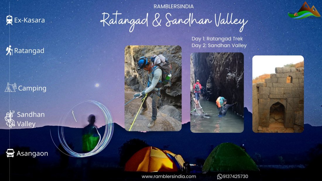Ratangad and Sandhan Valley Trek, Samrad, Bhandardara, 24 December to ...