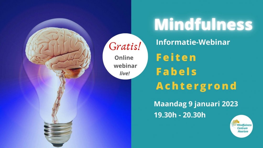 INFORMATIE- AVOND (online) over Mindfulness - Feiten, Fabels ...