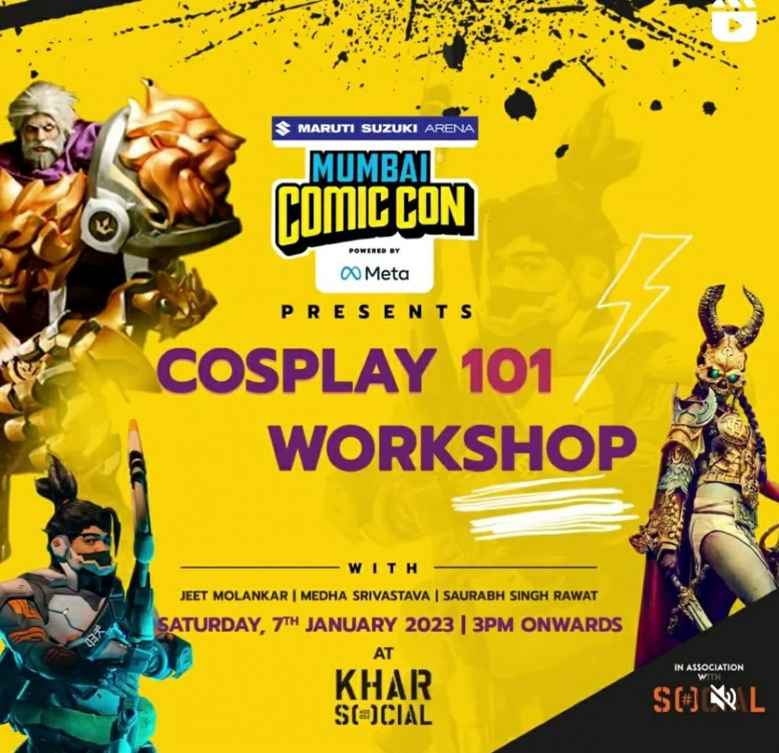 COMIC CON INDIA BRINGS BACK THE BIGGEST COSPLAY WORKSHOP FOR AAMCHI ...