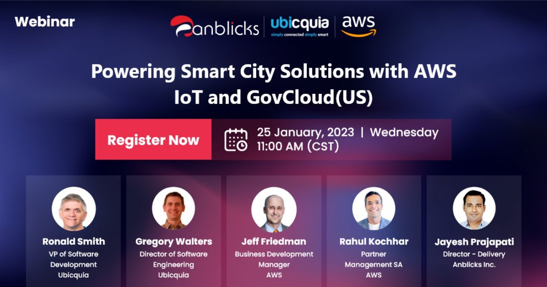 Powering Smart City Solutions with AWS IoT & GovCloud(US), January 25 ...