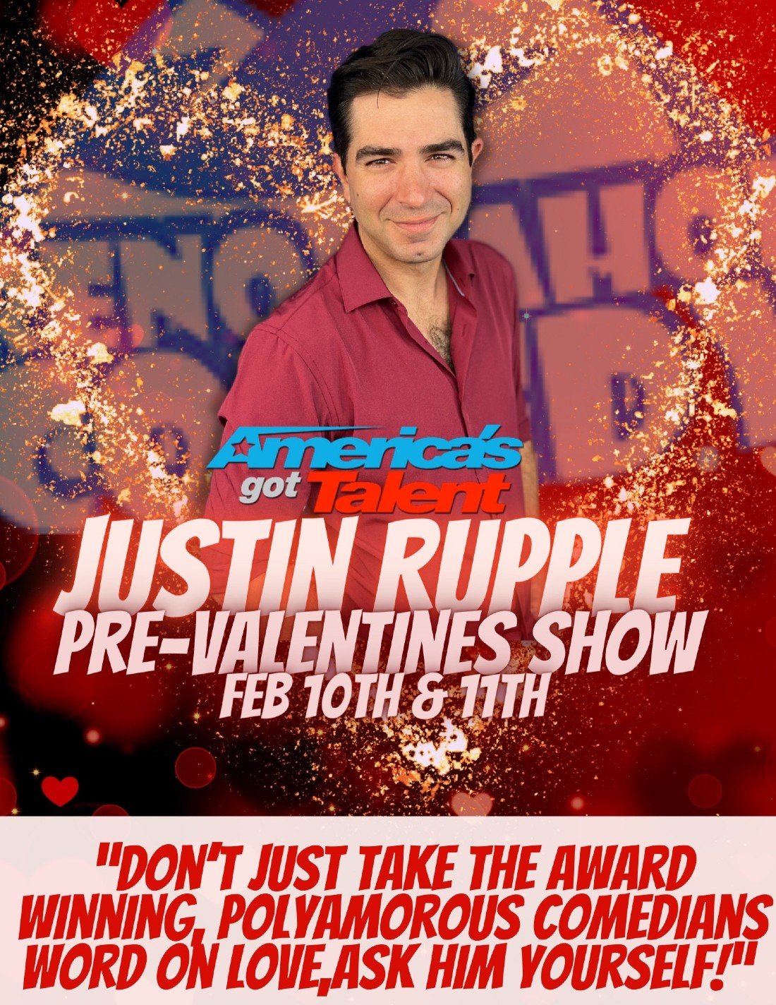 Reno Tahoe Comedy presents: Comedian Justin Rupple at "South 40" in ...