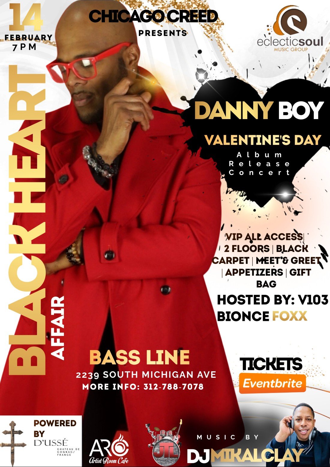 DANNY BOYS BLACK HEART ALBUM RELEASE PARTY AND CONCERT, BASSLINE ...