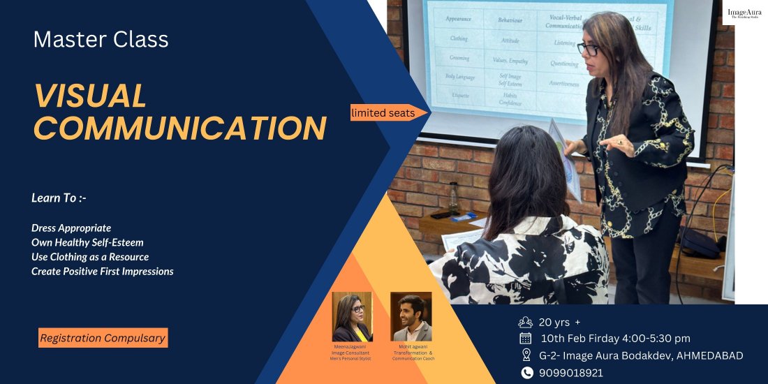 Visual Communication Masterclass, dwarkesh tower, Ahmedabad, 10 February 2023 | AllEvents.in