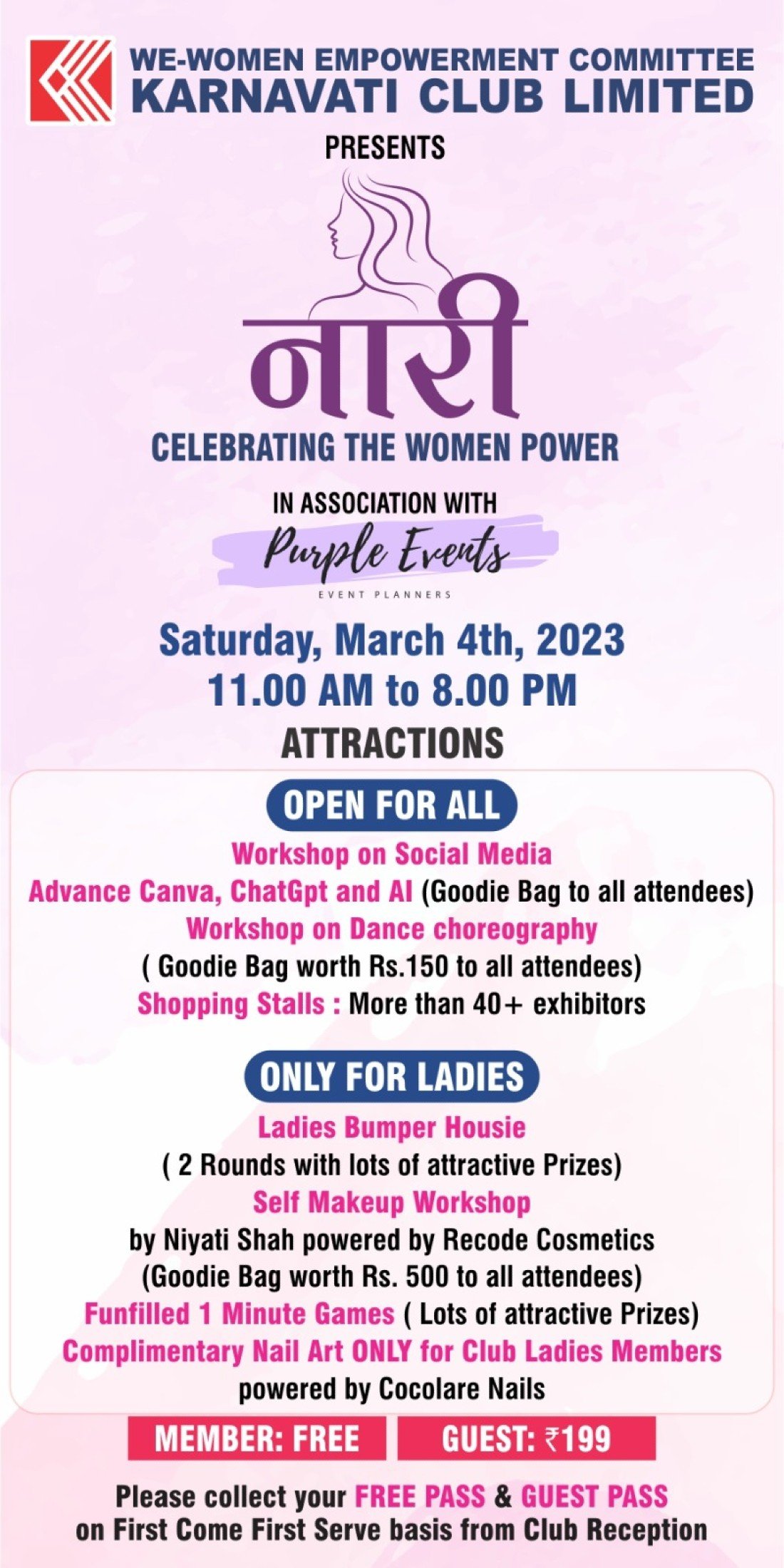 Naari, Celebrating Women Power, Karnavati Club, Ahmedabad, 4 March 2023 ...