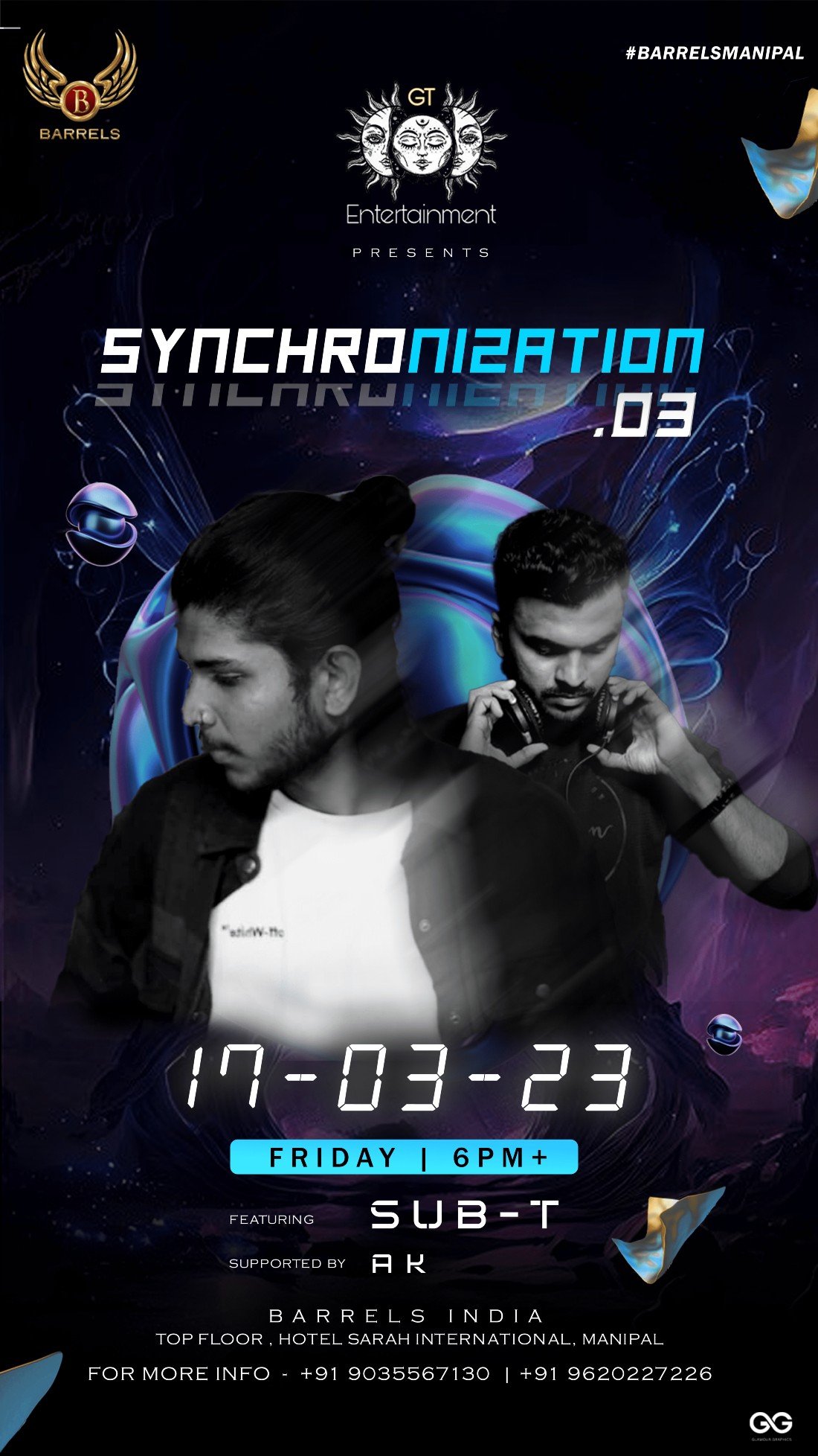 SYNCHRONIZATION 0.3 | MAR 17TH | Manipal, Barrels India, Manipal, 17 ...