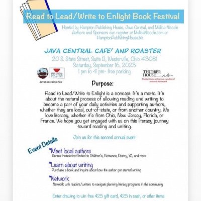 Read to Lead/Write to Enlight Book Festival , Java Central Café and Roaster, Westerville ...
