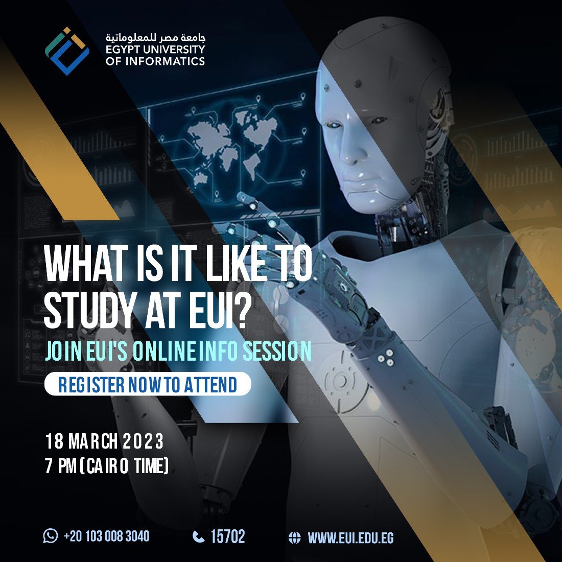 Egypt University of Informatics ( EUI) online Info session , March 18 ...