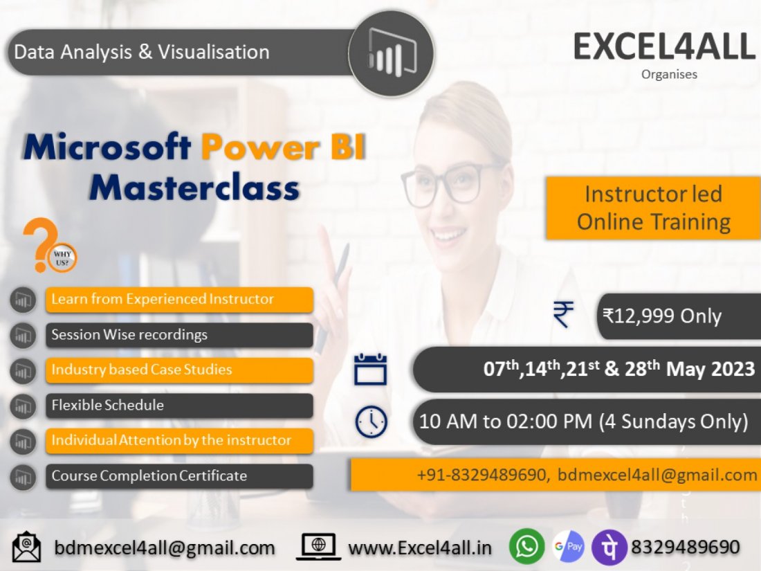 Microsoft Power BI Training Live Online, May 7 to May 28 | Online Event ...