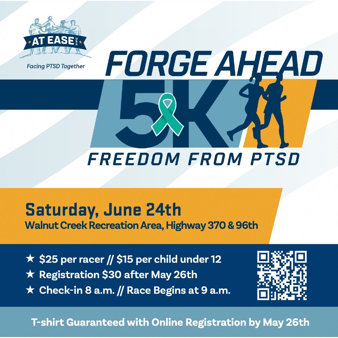 Forge Ahead 5K, Walnut Creek Recreation Area, Papillion, 24 June 2023 ...