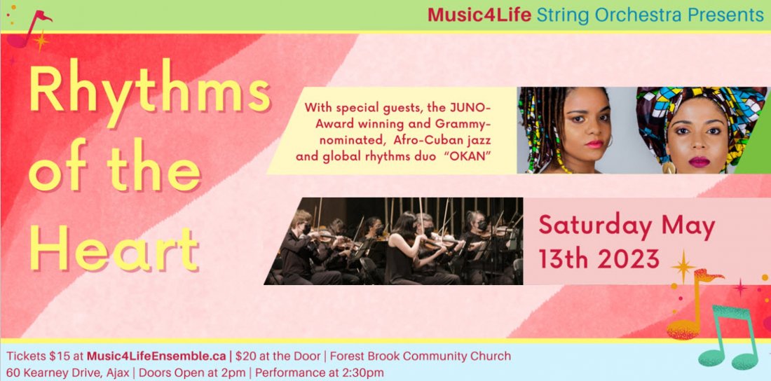 Music4Life String Orchestra presents Rhythms of the Heart, Forest Brook ...