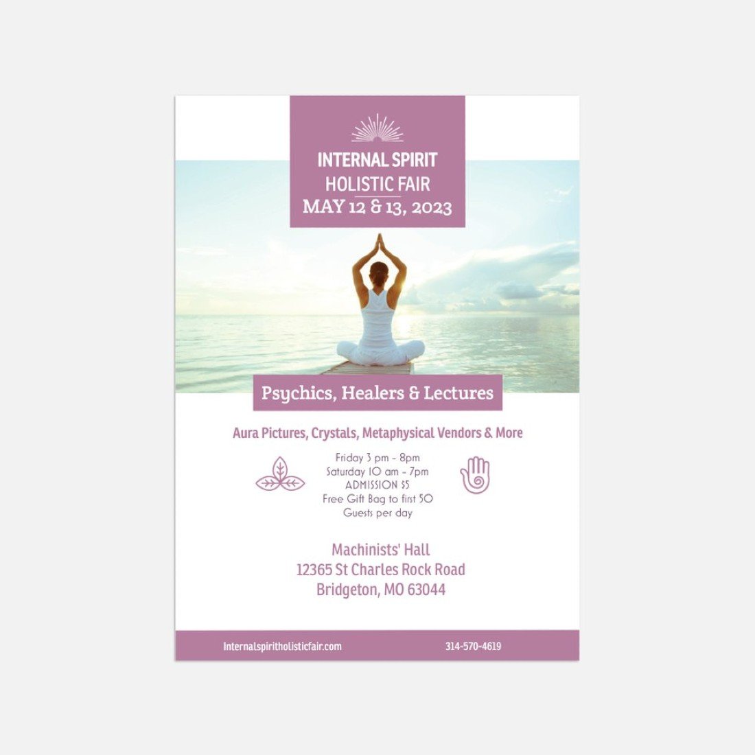 Internal Spirit Holistic Fair, Machinists Hall Inc, Saint Charles Rock ...