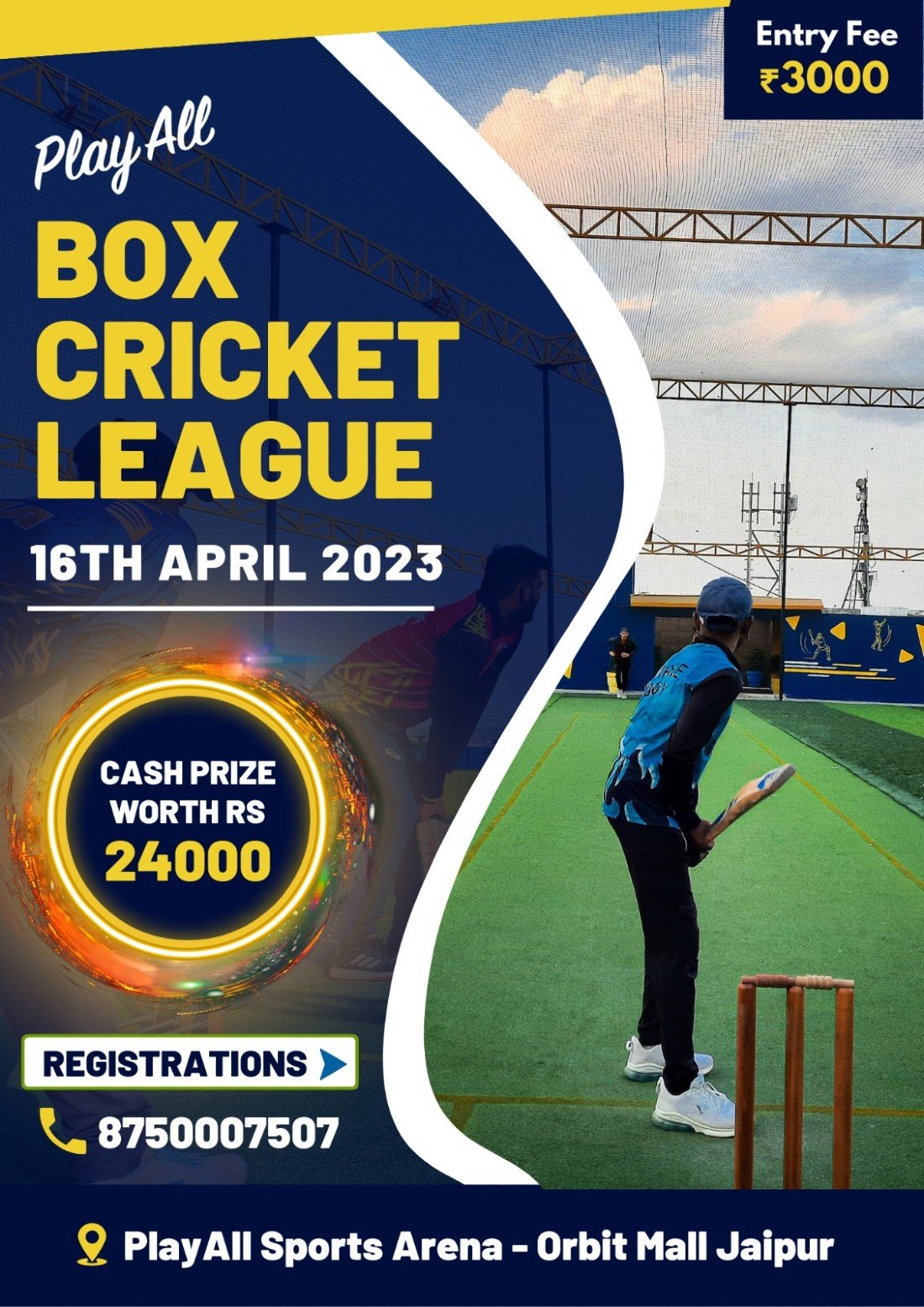 PlayAll Box Cricket League - Jaipur, PlayAll Sports Arena - Orbit Mall ...