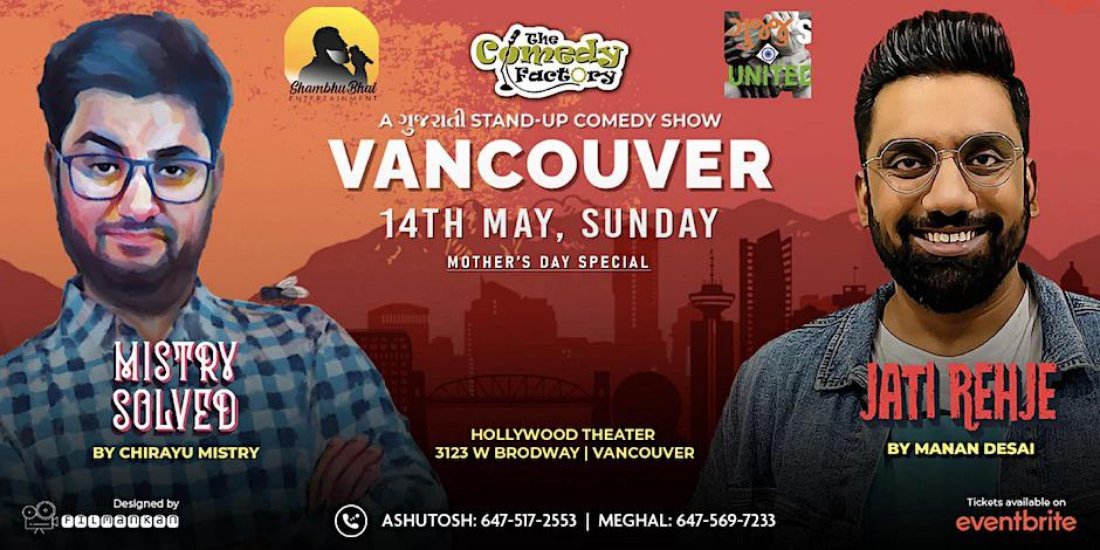 The Comedy Factory - Vancouver, Hollywood Theatre, Vancouver, 14 May to ...