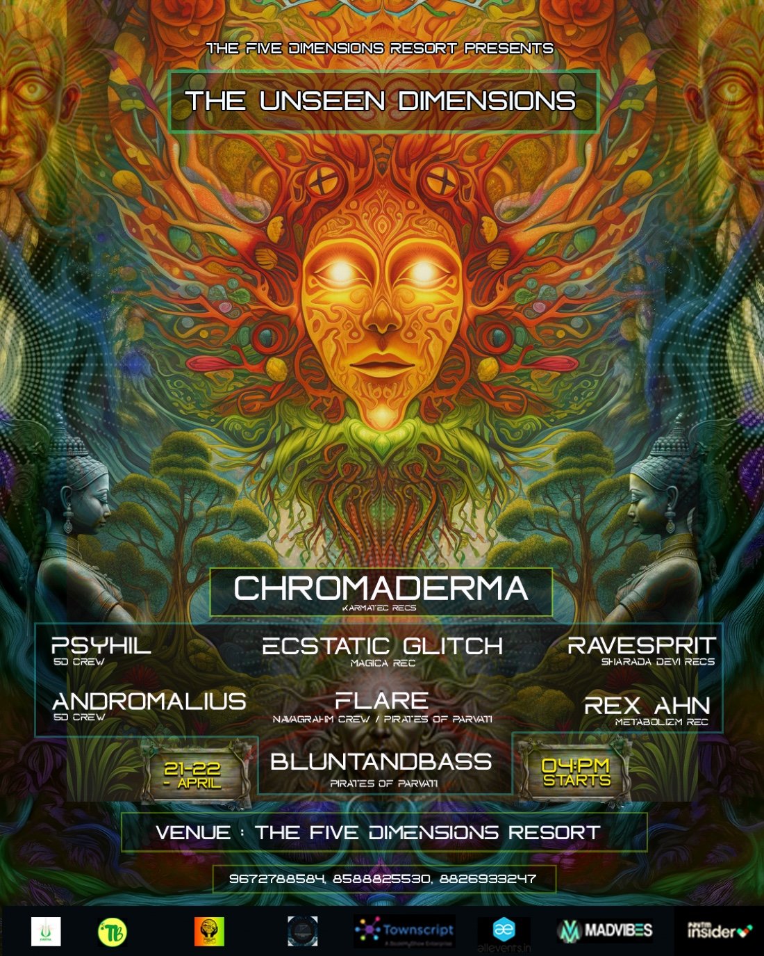 The Unseen Dimensions, The Five Dimensions Resort, Kasol, 21 April to ...