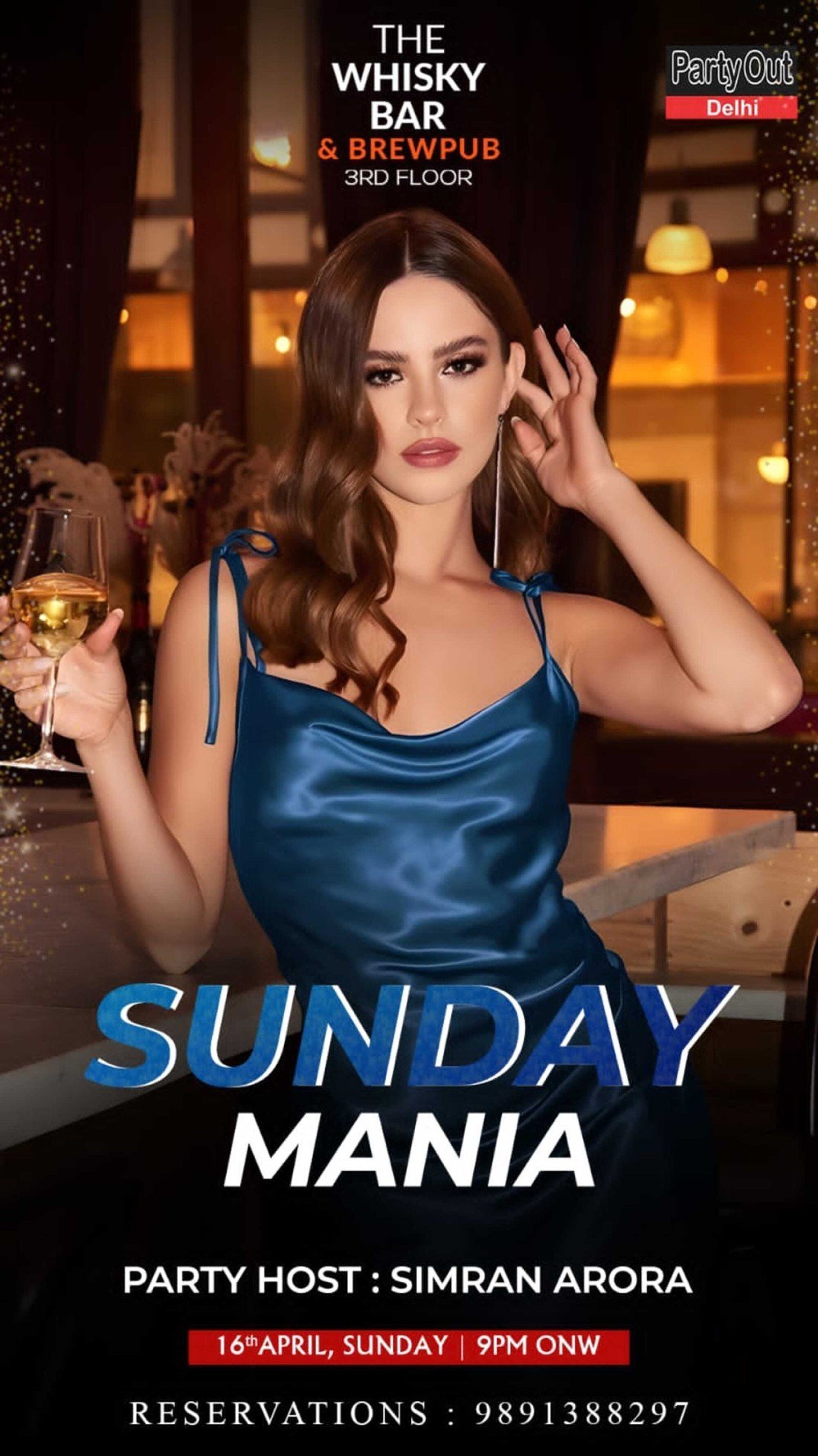 Sunday Mania By Party Out Delhi, The Whisky Bar & Brewpub, Gurgaon, 16 April to 17 April | AllEvents