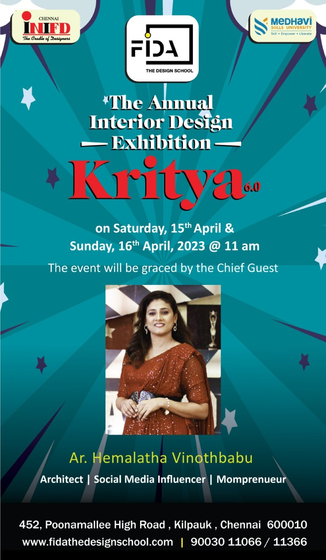 KRITYA 2023 6.0- Annual Interior Design Exhibition, FIDA The Design ...