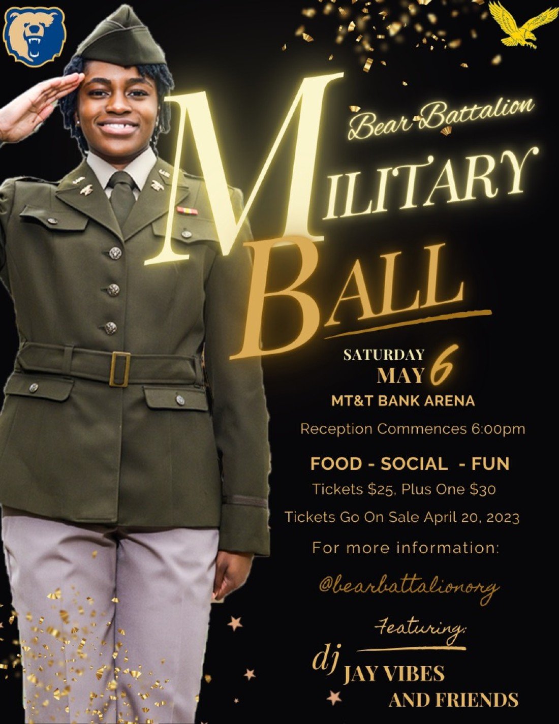 Bear Battalion ROTC Military Ball, M&T Bank Stadium, Baltimore, 6 May ...
