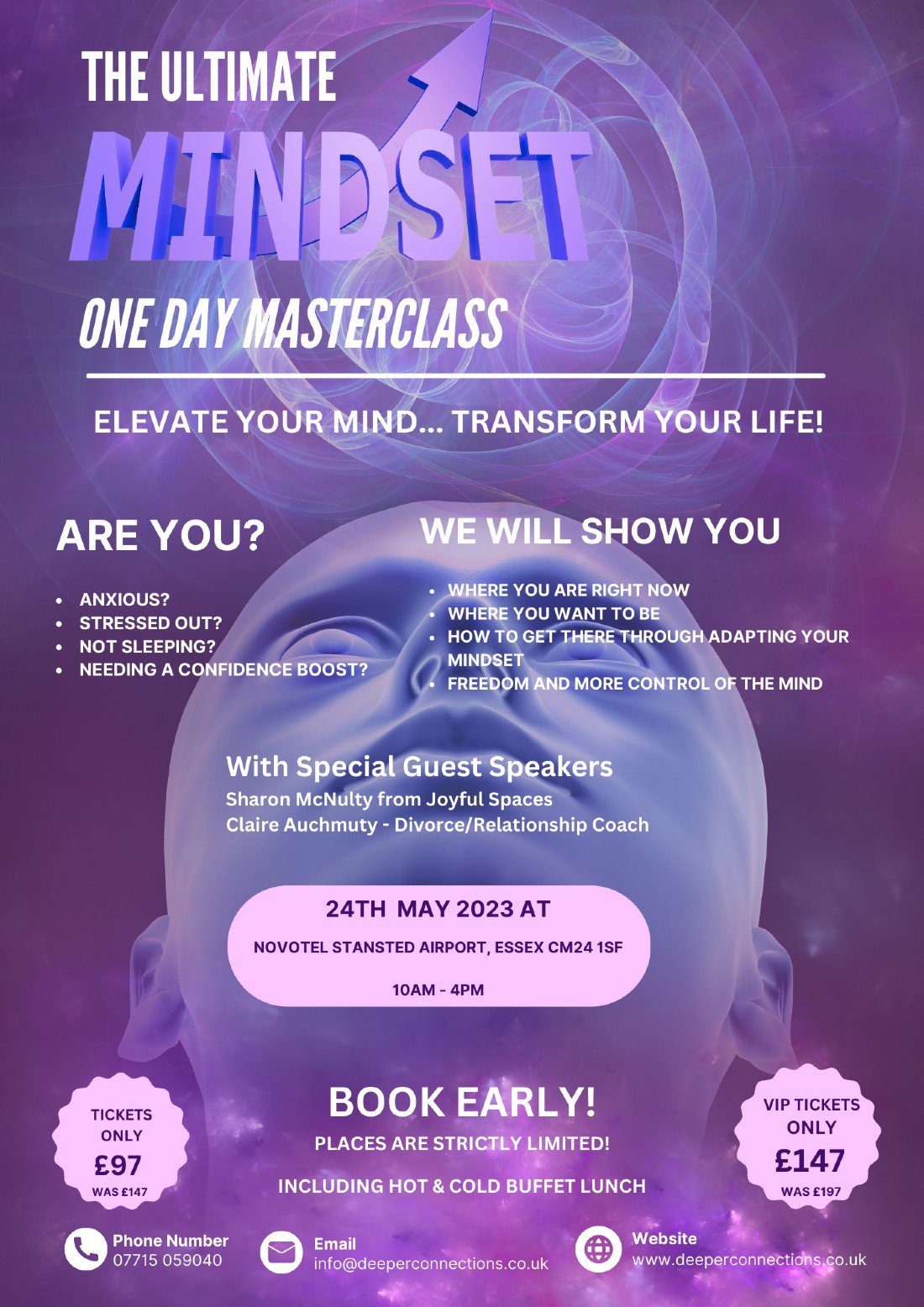 Ultimate Mindset Masterclass, Novotel London Stansted Airport, Round Coppice Road, Stansted, UK ...