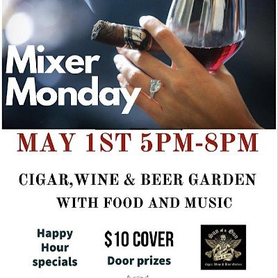 Sun of Gun Mixer Monday Tickets, SUN OF A GUN CIGARS, WINE, BEER ...