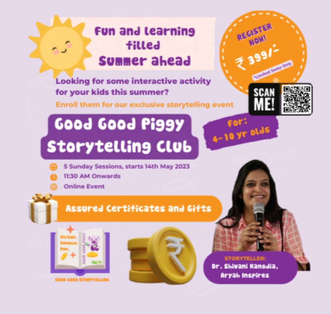 Good Good Piggy Storytelling Club, May 14 to June 11 | Online Event ...