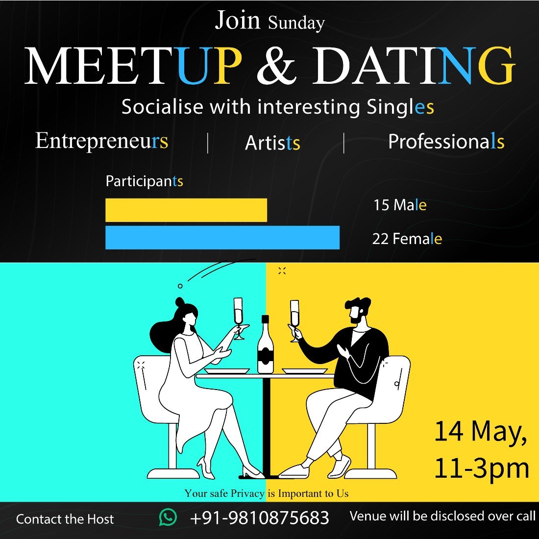 Meetup & Dating with Singles, Venue : 101, Opposite Bank of Baroda ...