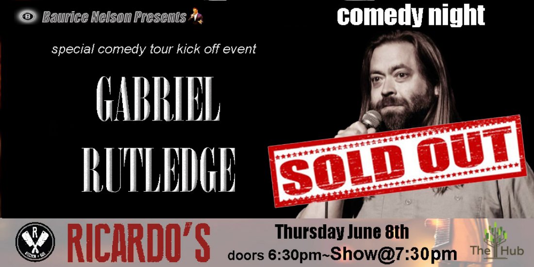 GABRIEL RUTLEDGE - SPECIAL SHOW, Ricardo's Kitchen and Bar, Lacey, 8 ...