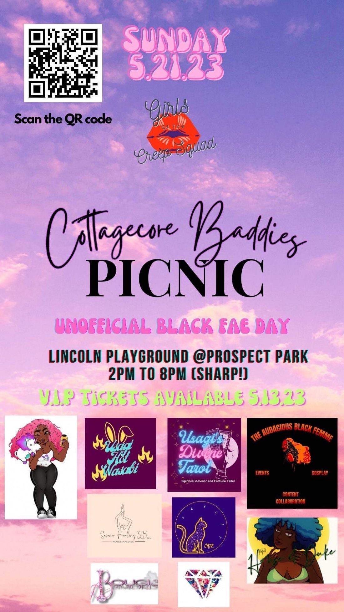 Cottage Core Baddies Picnic (Unofficial Black Fae Day 3), Lincoln ...