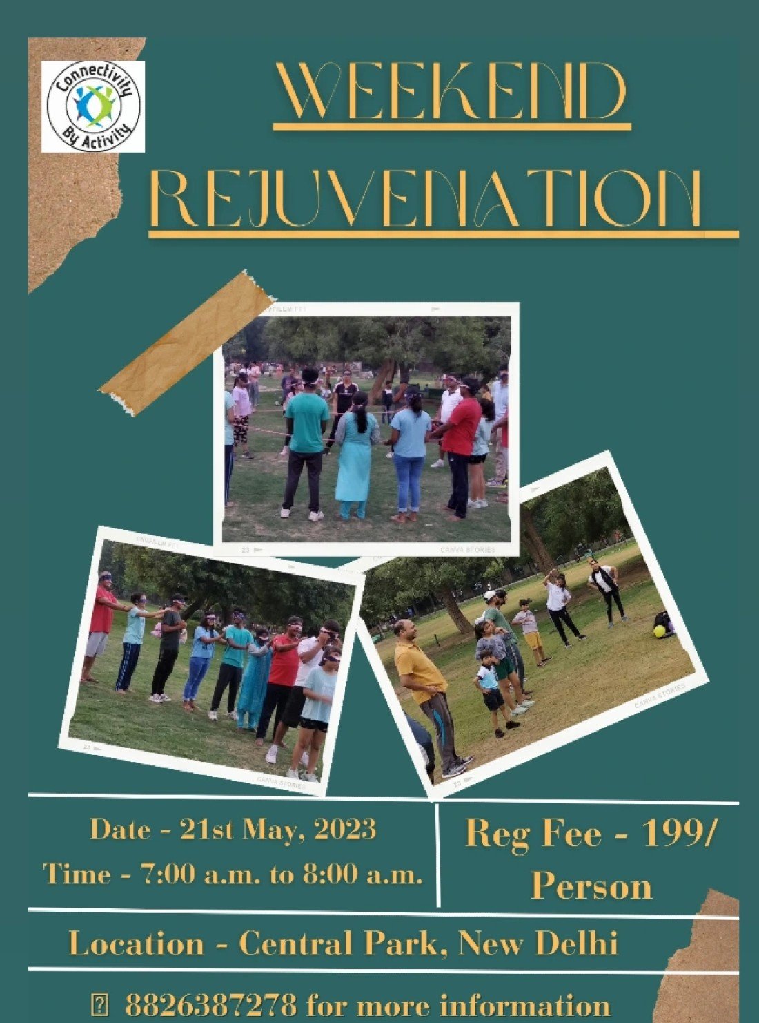 Weekend Rejuvenation . , Central Park, New Delhi, 21 May 2023 | AllEvents
