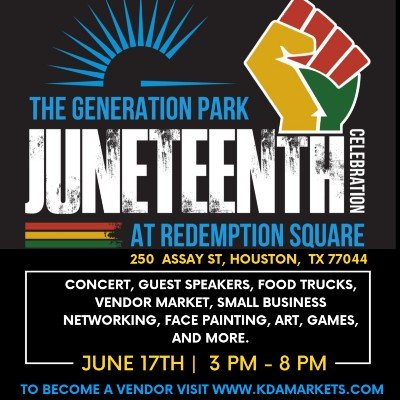 Juneteenth Celebration at Redemption Square, Redemption Square ...