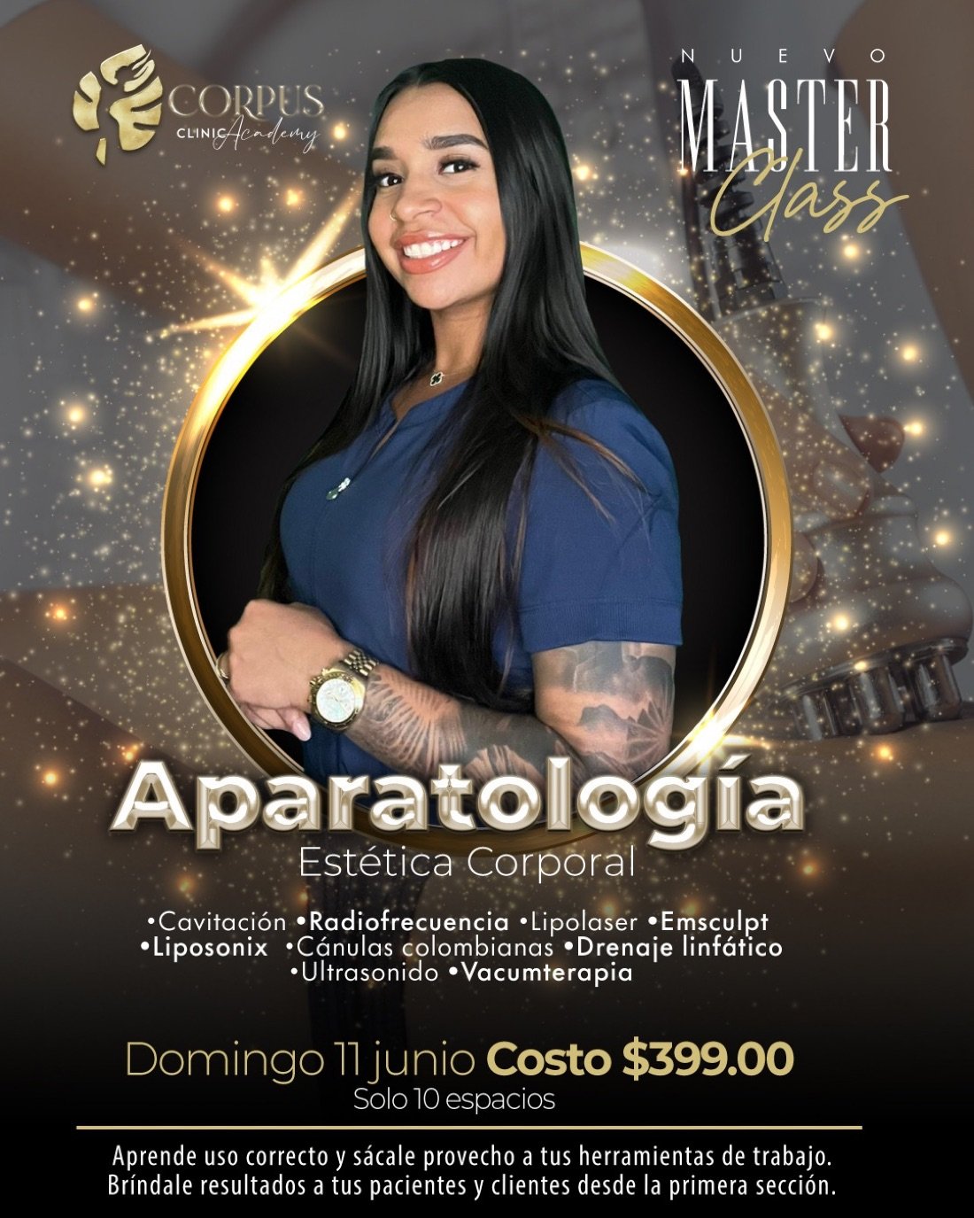 Aparatologia para esteticistas Tickets, Corpus Clinic, Guaynabo, 11 June 2023 | AllEvents.in