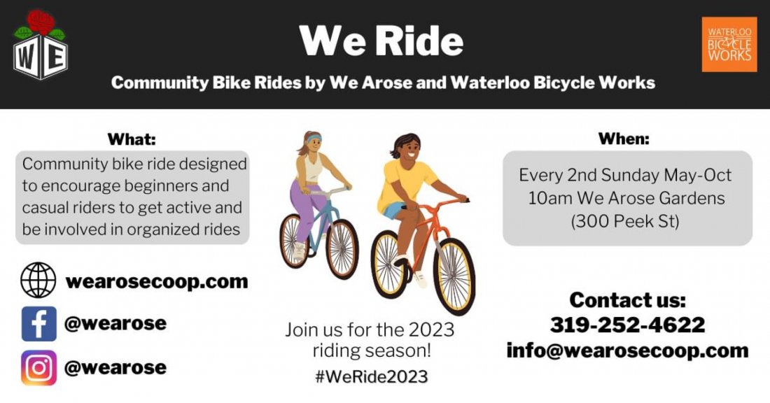 We Ride Bicycle Series - Juneteenth Ride: Celebrating Black Businesses, We Arose Gardens ...