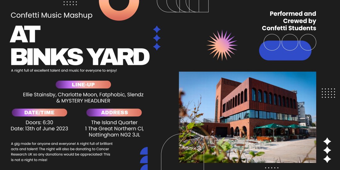 Binks Yard Music Mashup, Binks Yard, Nottingham, 13 June 2023 | AllEvents.in