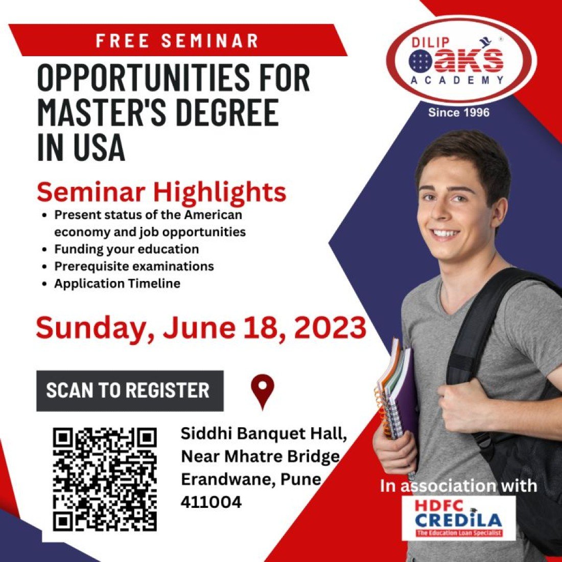 Free Seminar on Opportunities for Masters Degree in America, Pune, 18 ...