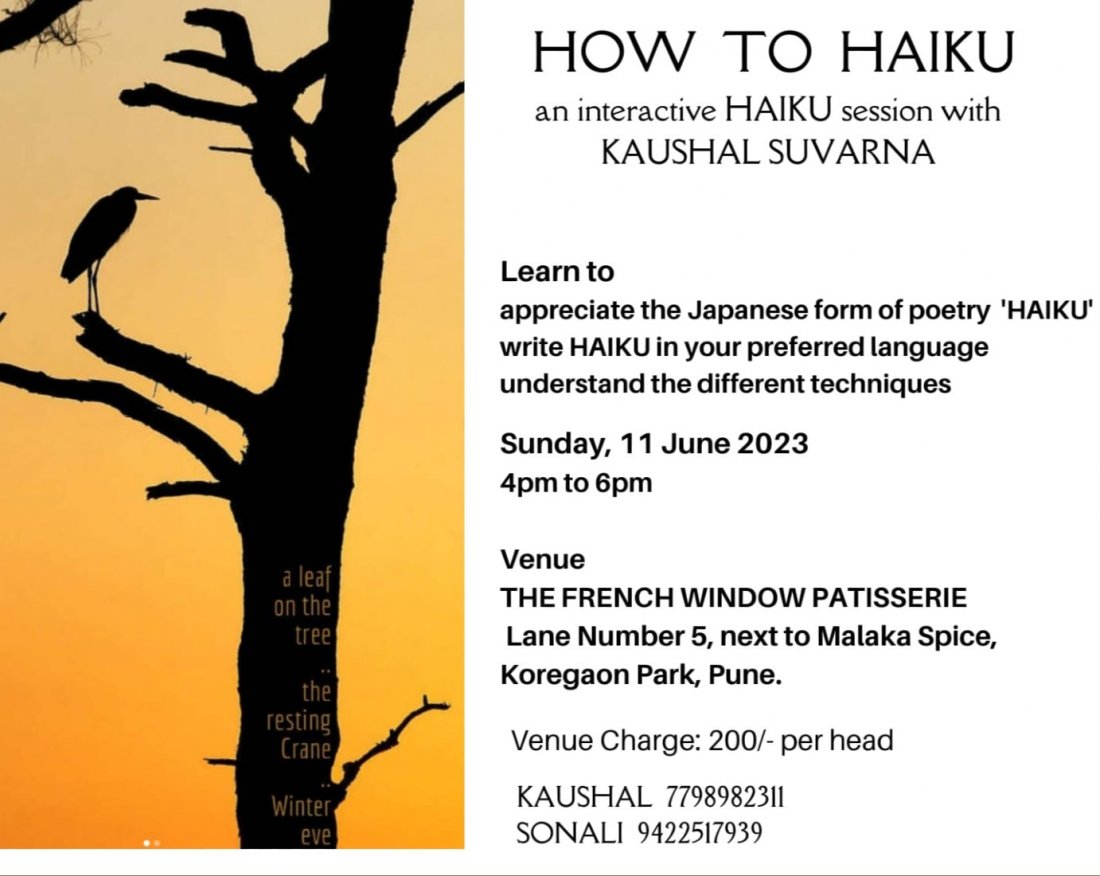 Haiku Poetry Workshop, The French Window Patisserie, next to Malaka ...