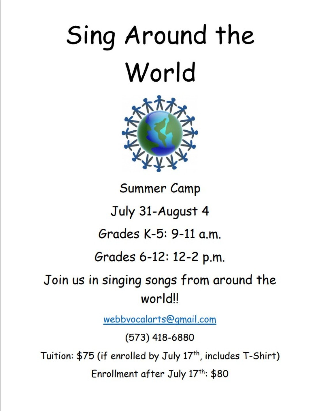 Singing Around The World